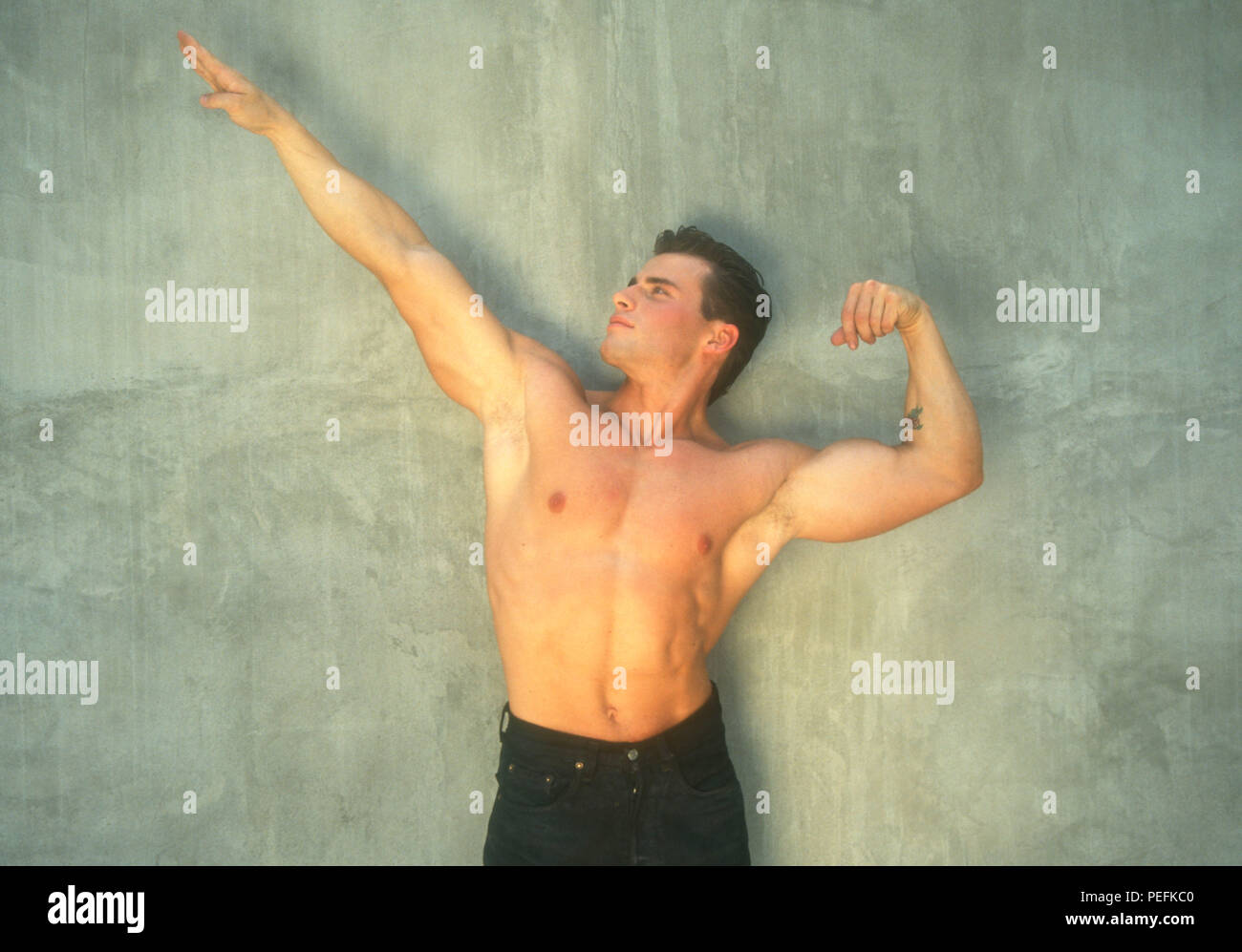 LOS ANGELES, CA - JUNE 21: (EXCLUSIVE) Actor/model Peter Simec poses ...