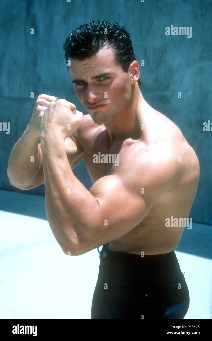 LOS ANGELES, CA - JUNE 21: (EXCLUSIVE) Actor/model Peter Simec poses ...