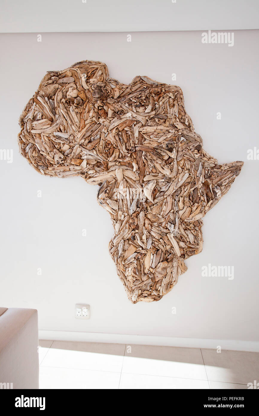 Wall sculpture of Africa Stock Photo - Alamy