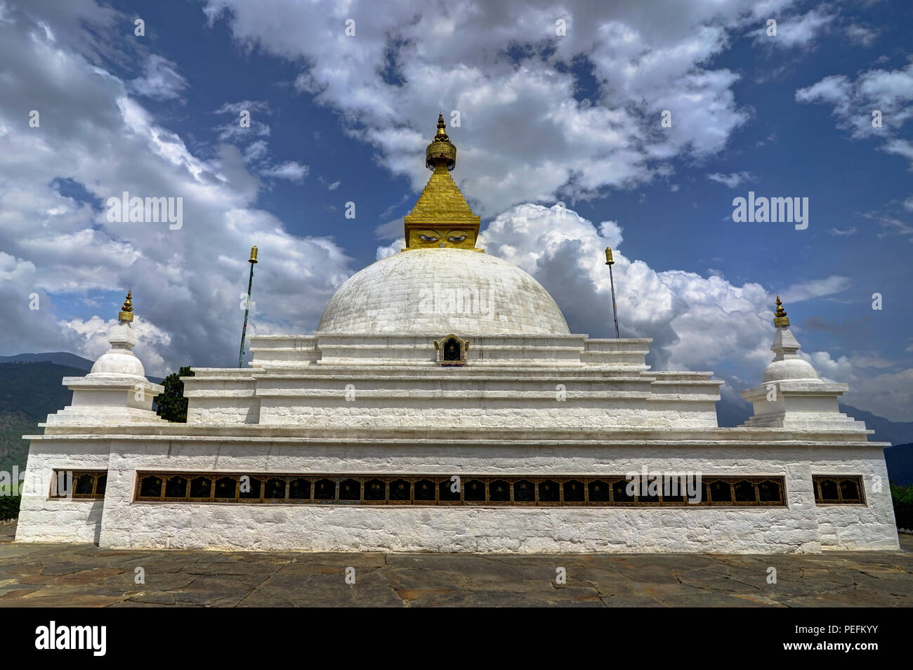 Photo taken in Bhutan and showing unique culture and reiligion Stock ...