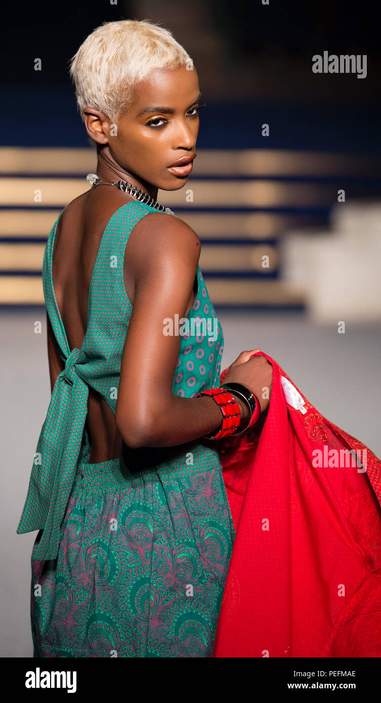Africa Fashion Show 2018. Model images taken from press pit by ...