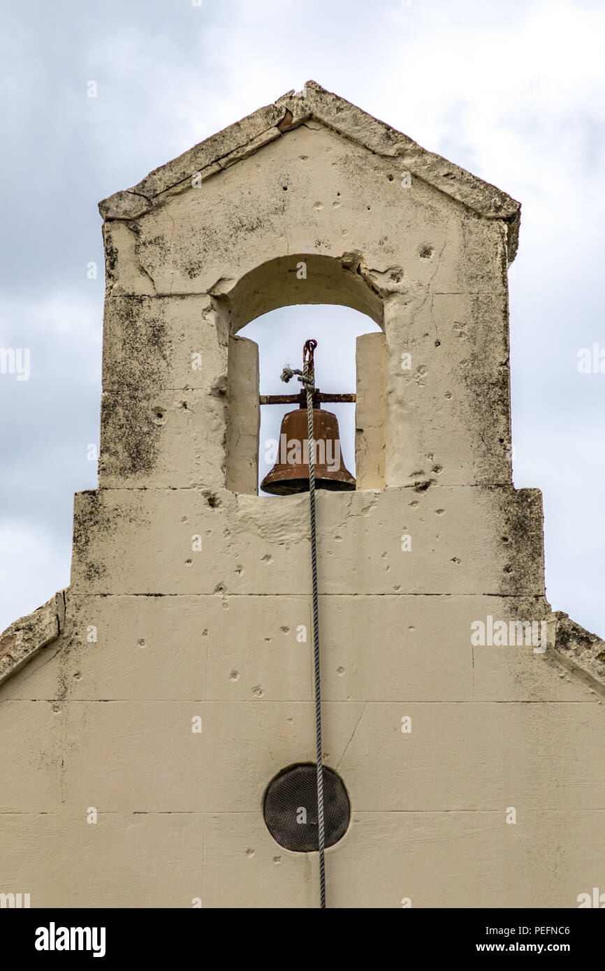 View of old stone country church Stock Photo - Alamy
