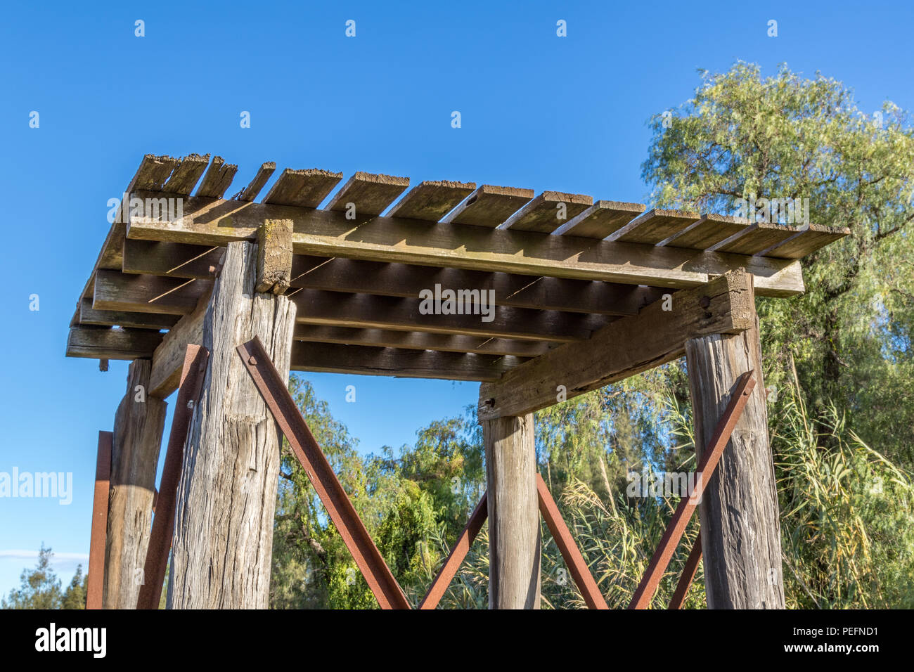 Timber water tank hi-res stock photography and images - Alamy