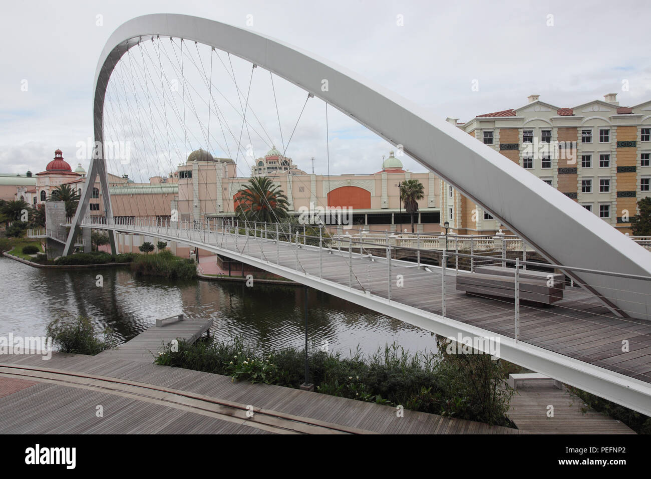 Crystal Towers Bridge, Century City outside the Cape Town Marriott ...