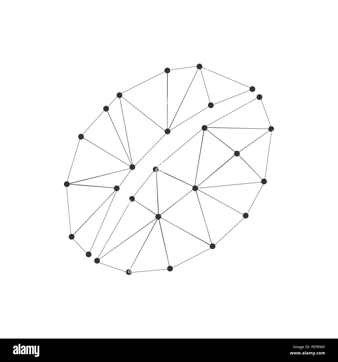 Outline vector coffee bean illustration on the white background Stock ...