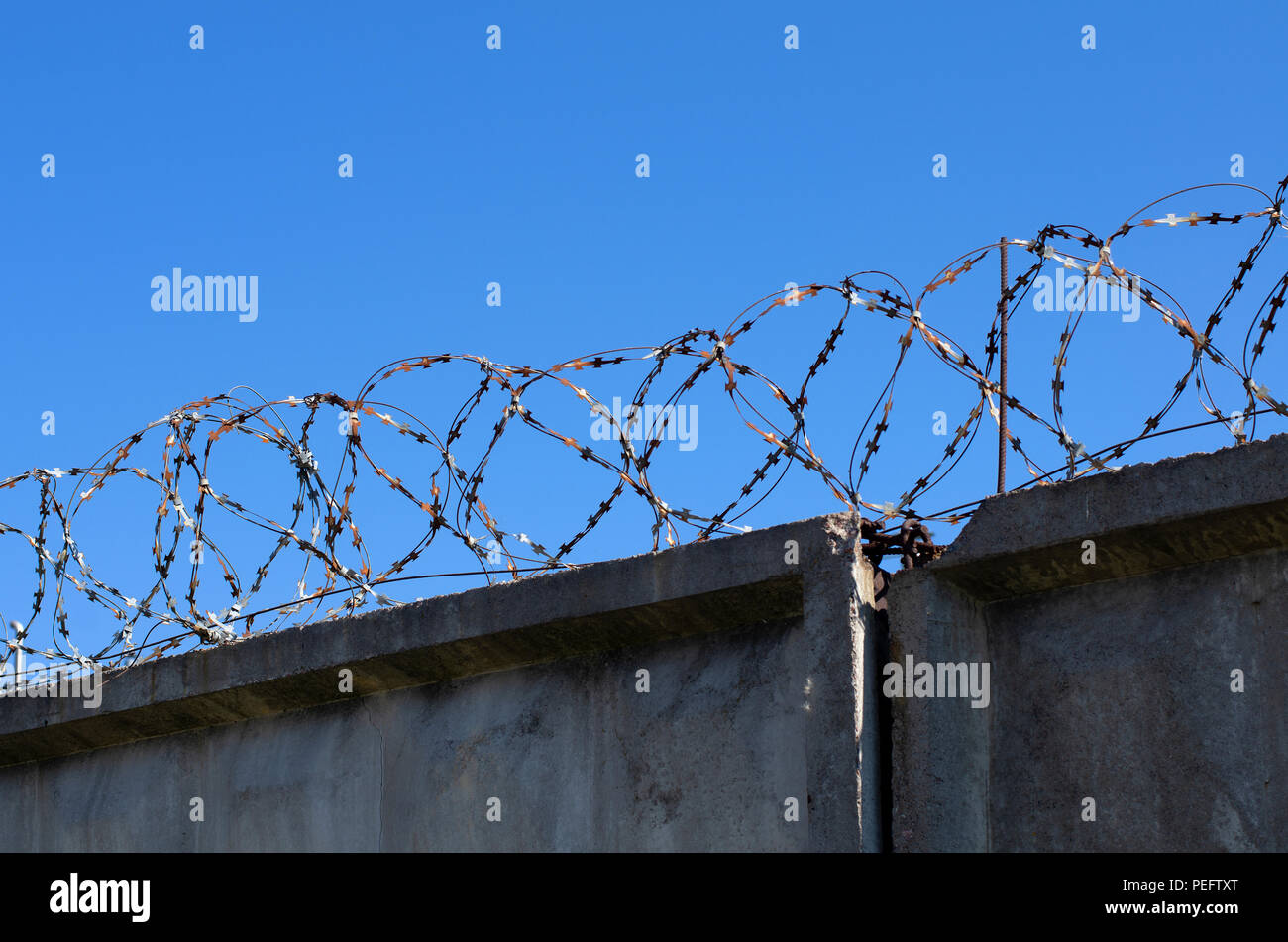 Bob Wire Fence High Resolution Stock Photography and Images - Alamy