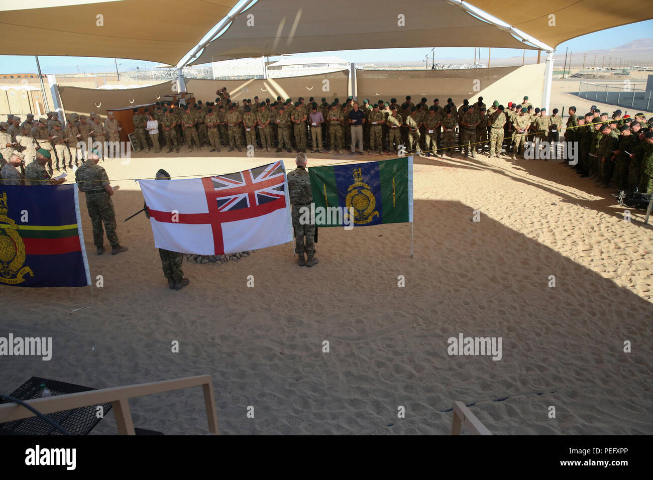 Marines with 2d Marine Expeditionary Brigade and service members with ...
