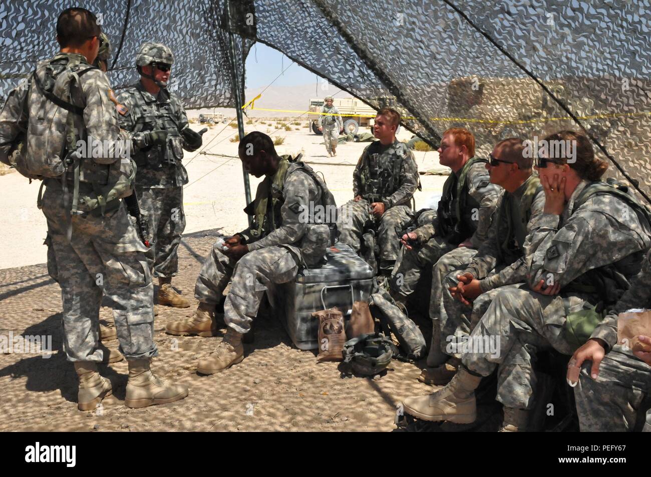 Arkansas Army National Guard Col. James Treece, brigade commander of ...