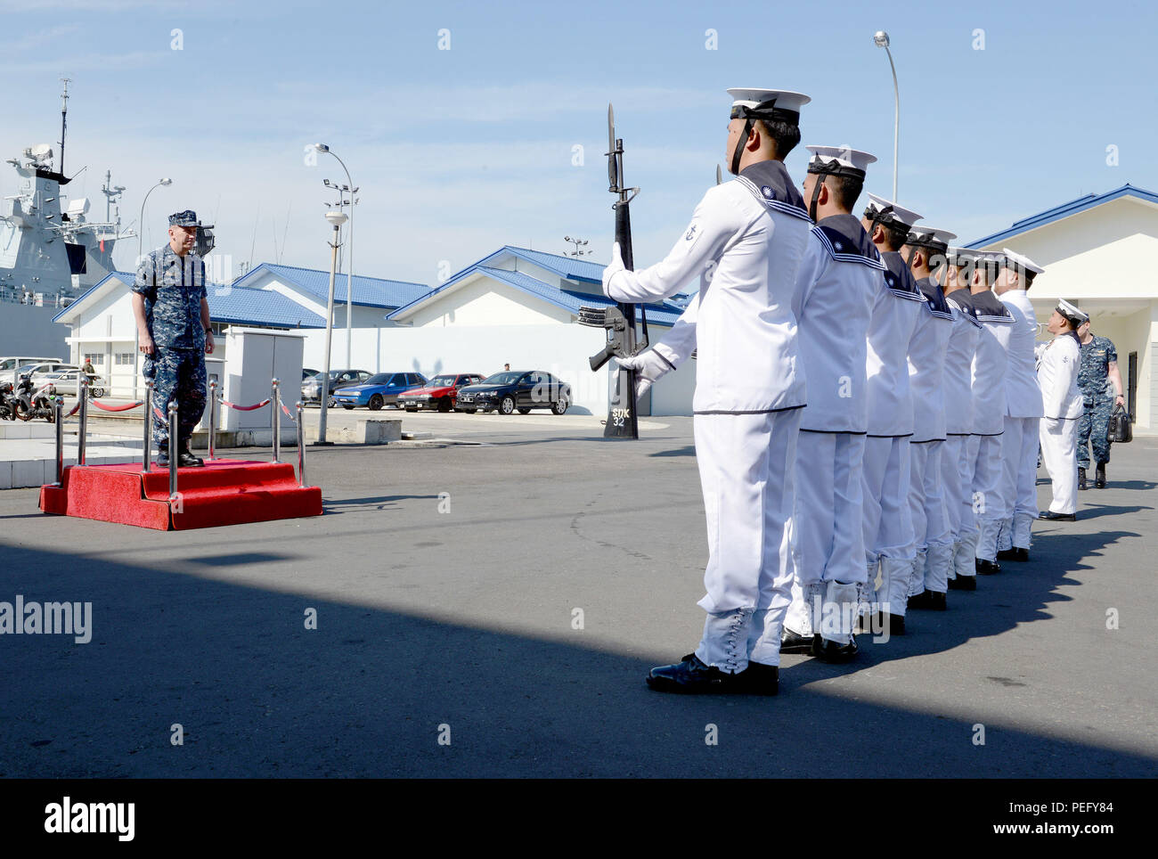 150817-N-YU572-008 SANDAKAN, Malaysia (Aug. 17, 2015) – Rear Adm ...