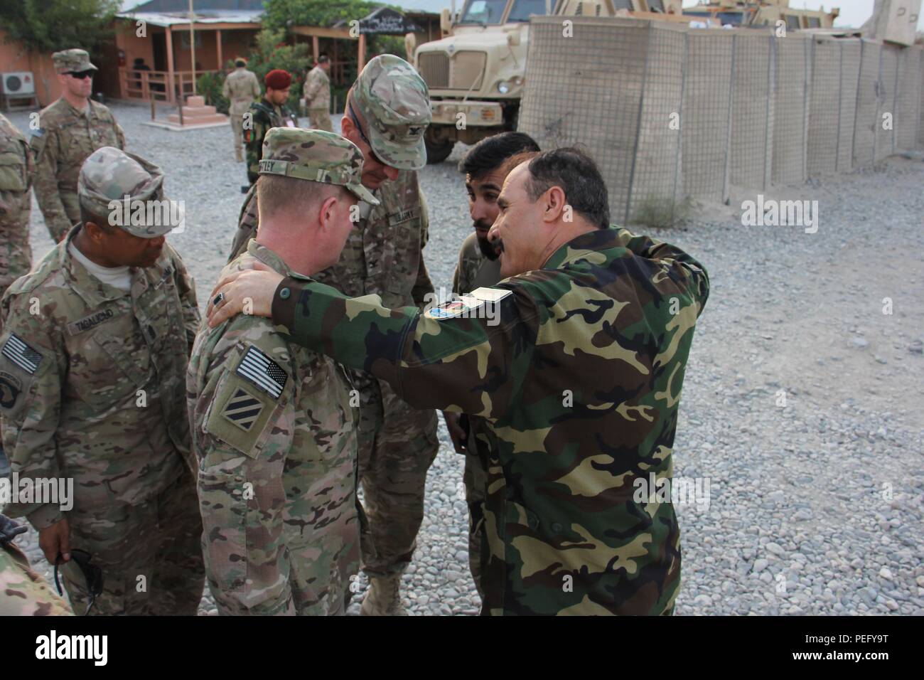 U.S. Army leaders assigned to Train, Advise, Assist Command – East ...