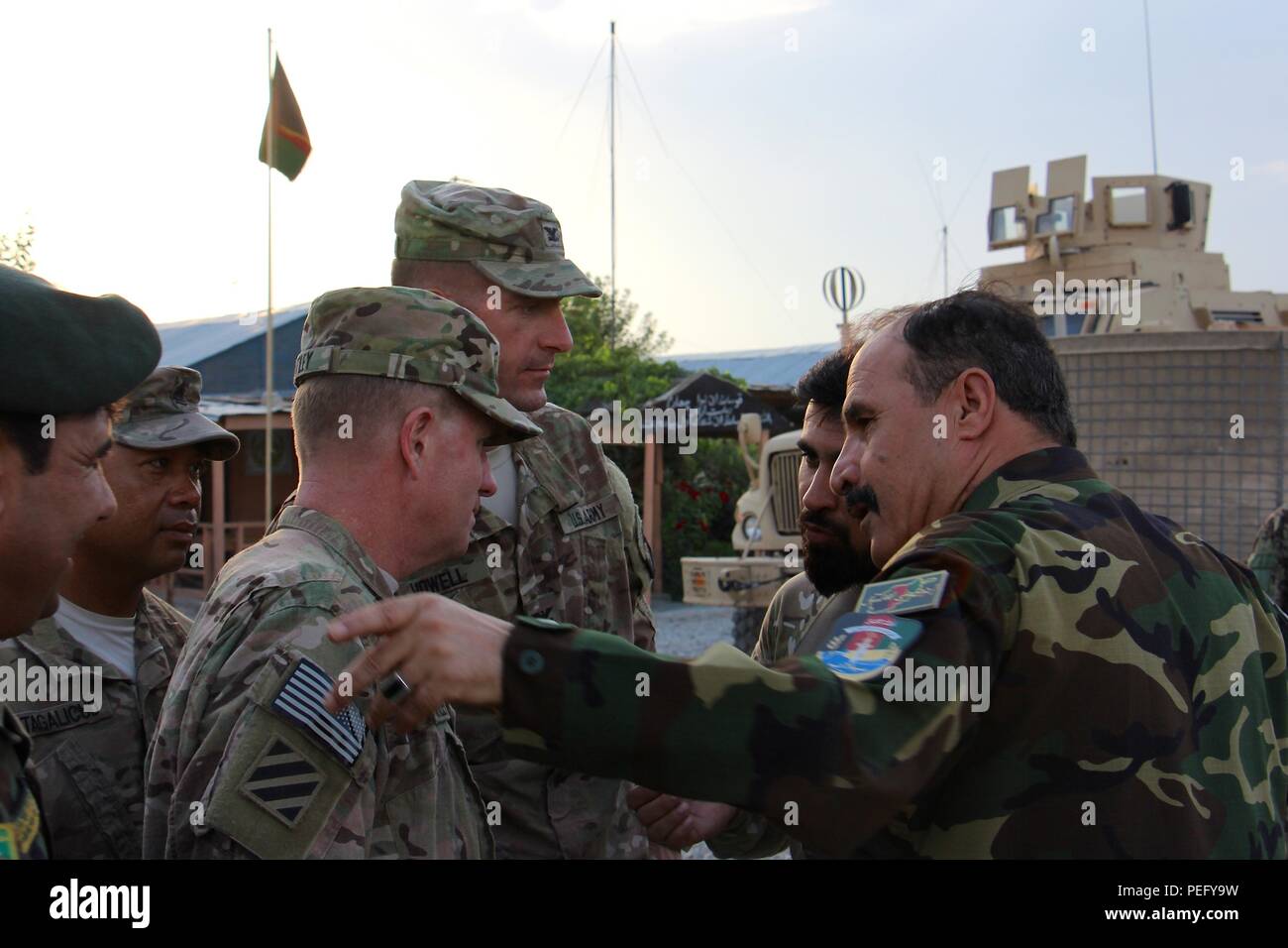 U.S. Army leaders assigned to Train, Advise, Assist Command – East ...