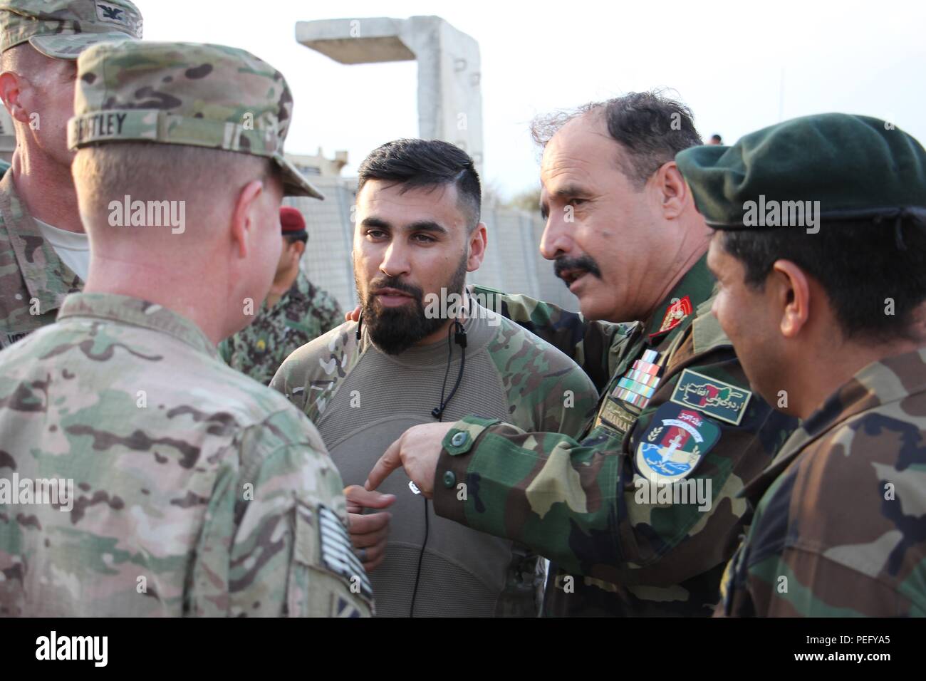 U.S. Army leaders assigned to Train, Advise, Assist Command – East ...