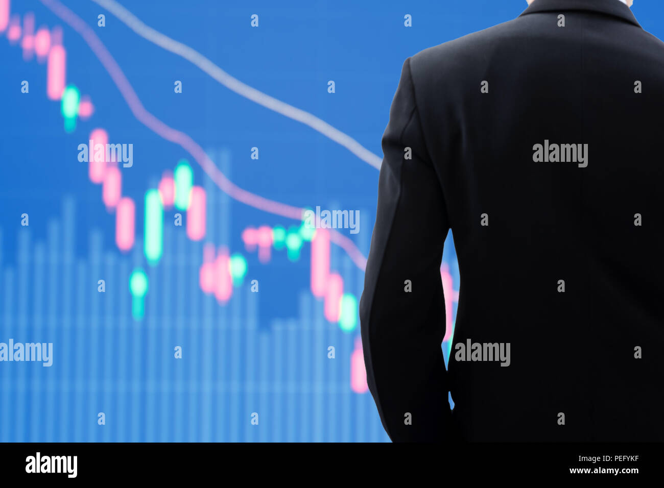 Successful businessman back view isolated hi-res stock photography and ...