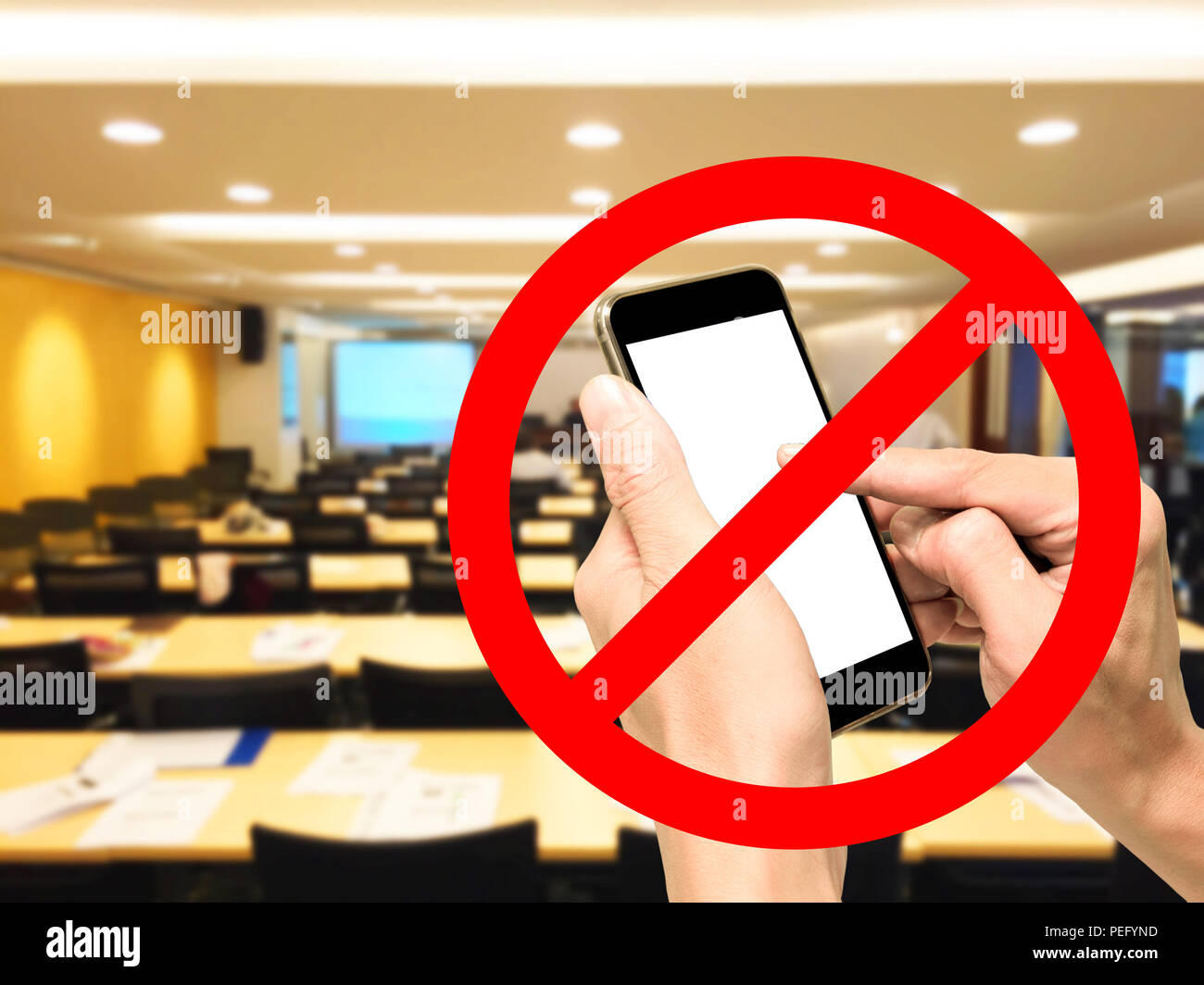 No Smartphone, cellphone, phone calling in conference meeting room. It ...