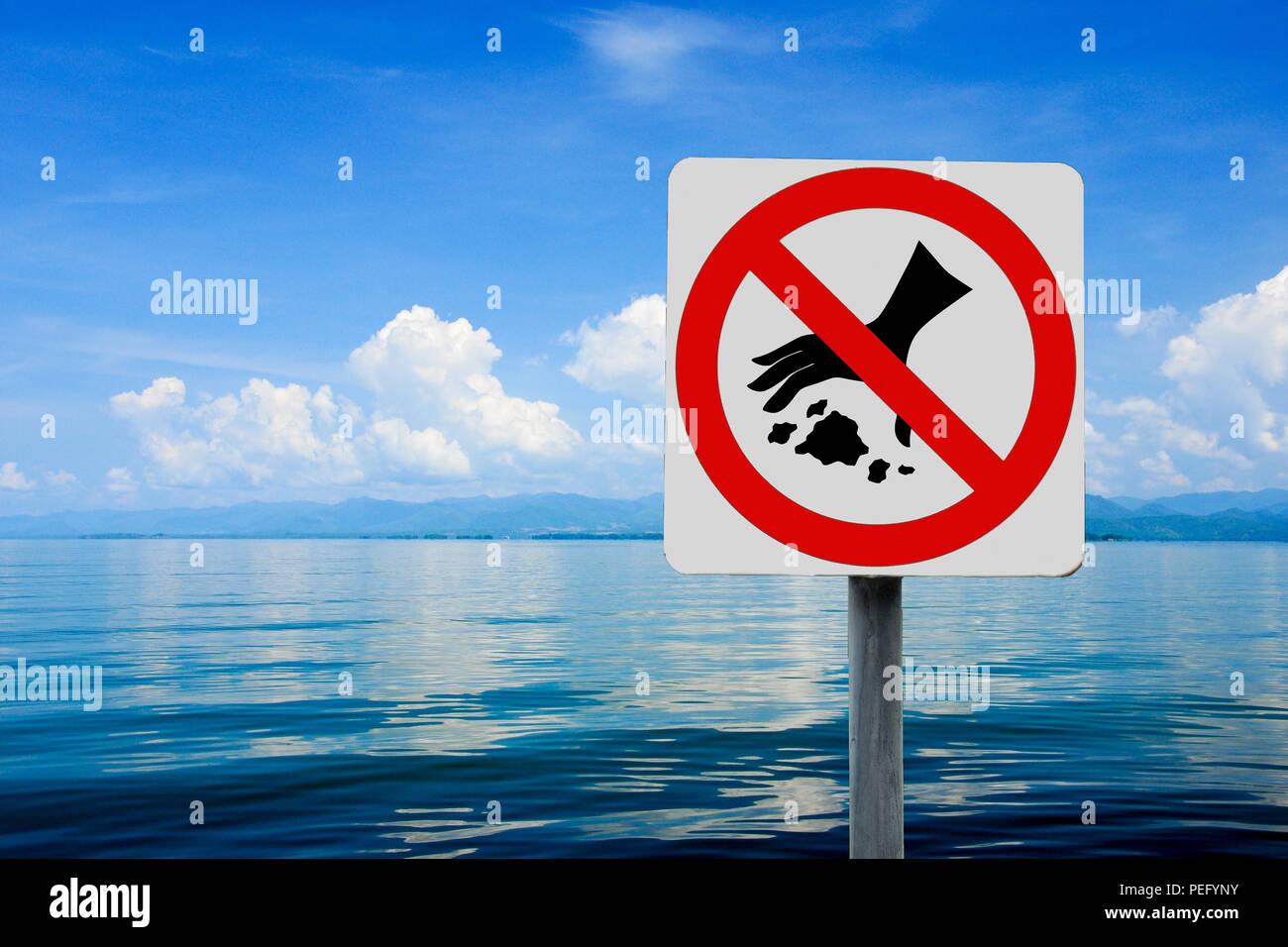 No Littering In Ocean