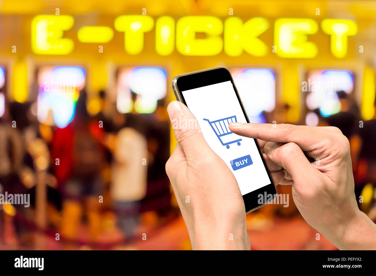 E ticket phone hi-res stock photography and images - Alamy