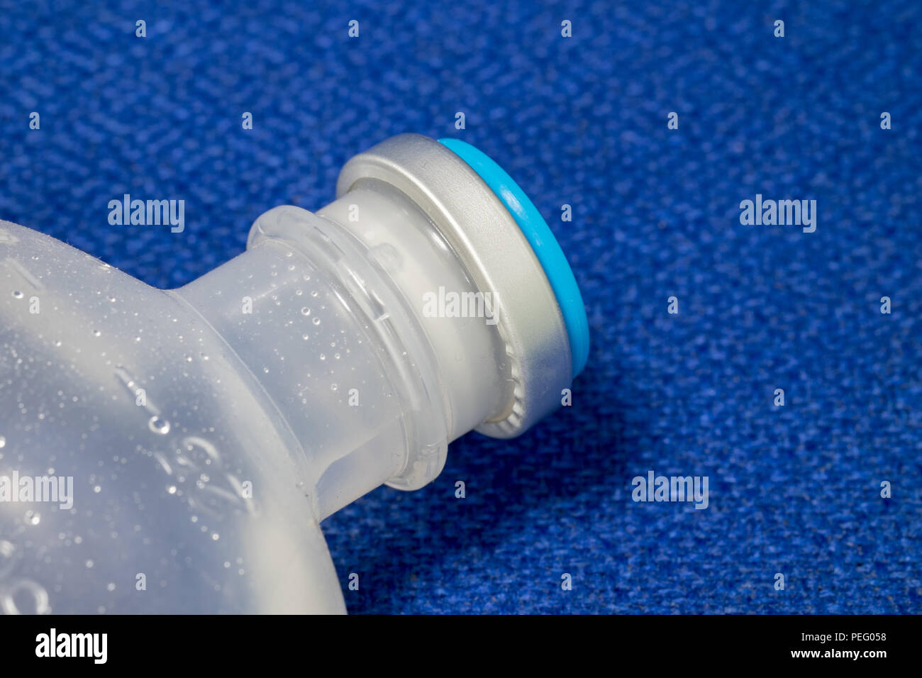 Bottle of saline solution hi-res stock photography and images - Alamy