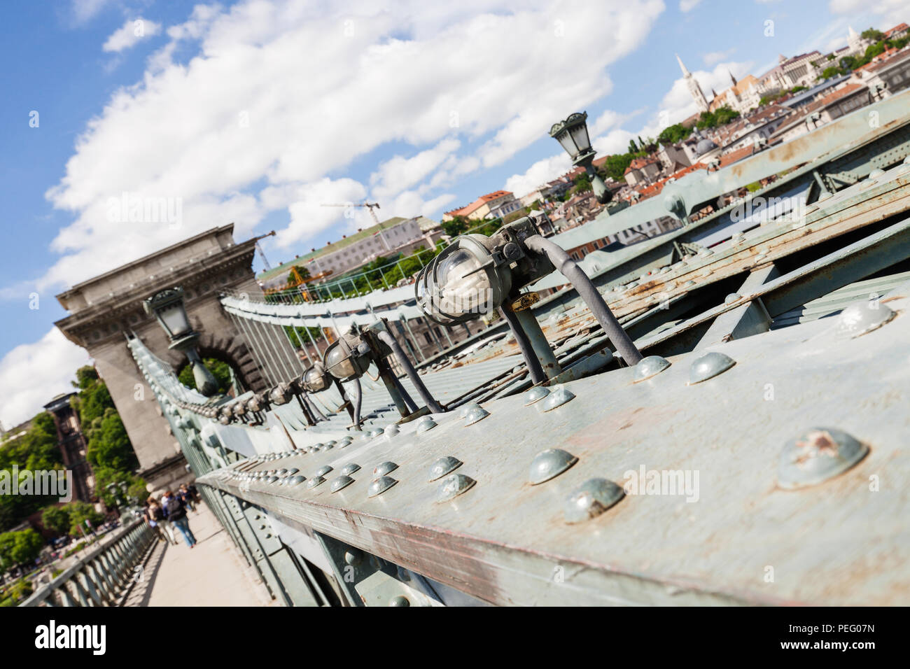 Budapest Chain Bridge, Hungary Stock Photo - Alamy