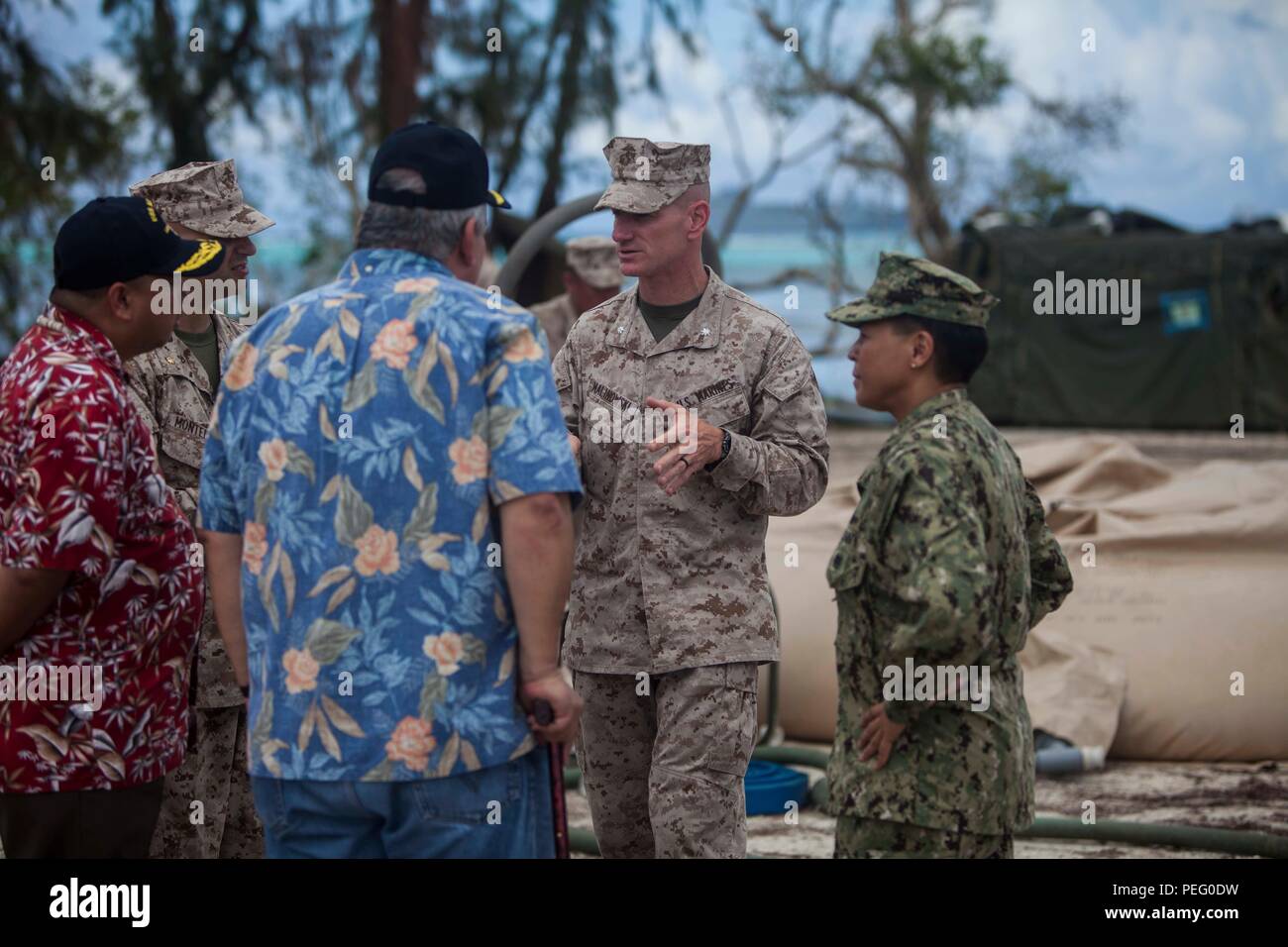 U.S. Marine Lt. Col. Eric Malinowski, the commanding officer of Combat ...