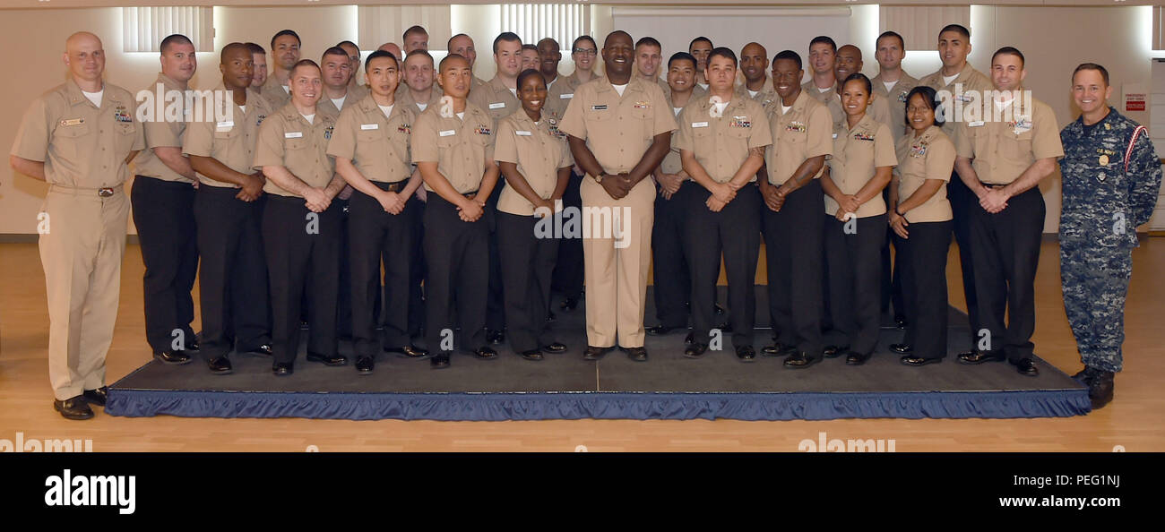 Visits with chief petty officer selectees hi-res stock photography and ...