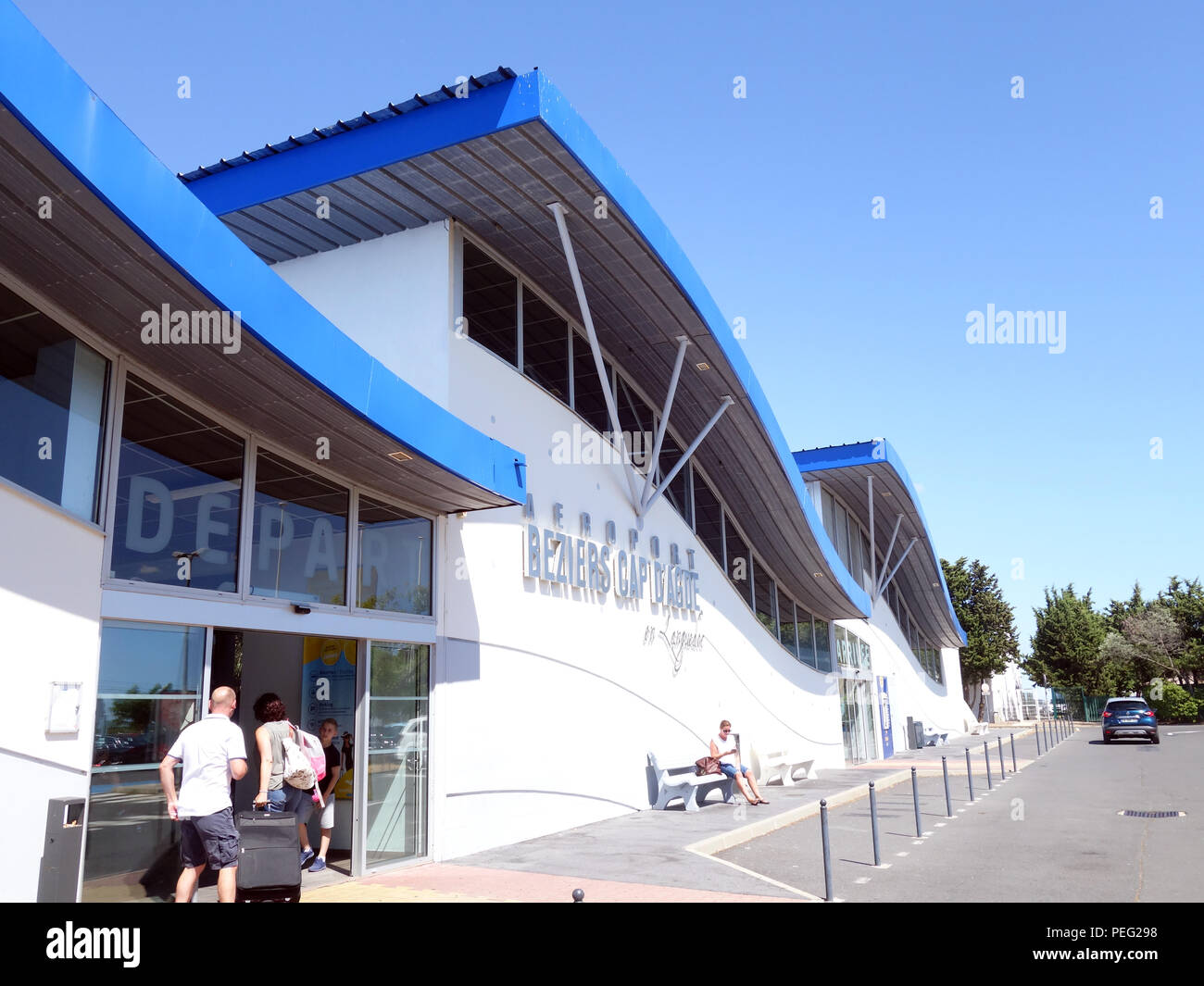 Exterior photographs of Béziers-Cap d'Agde Airport, France Stock Photo ...