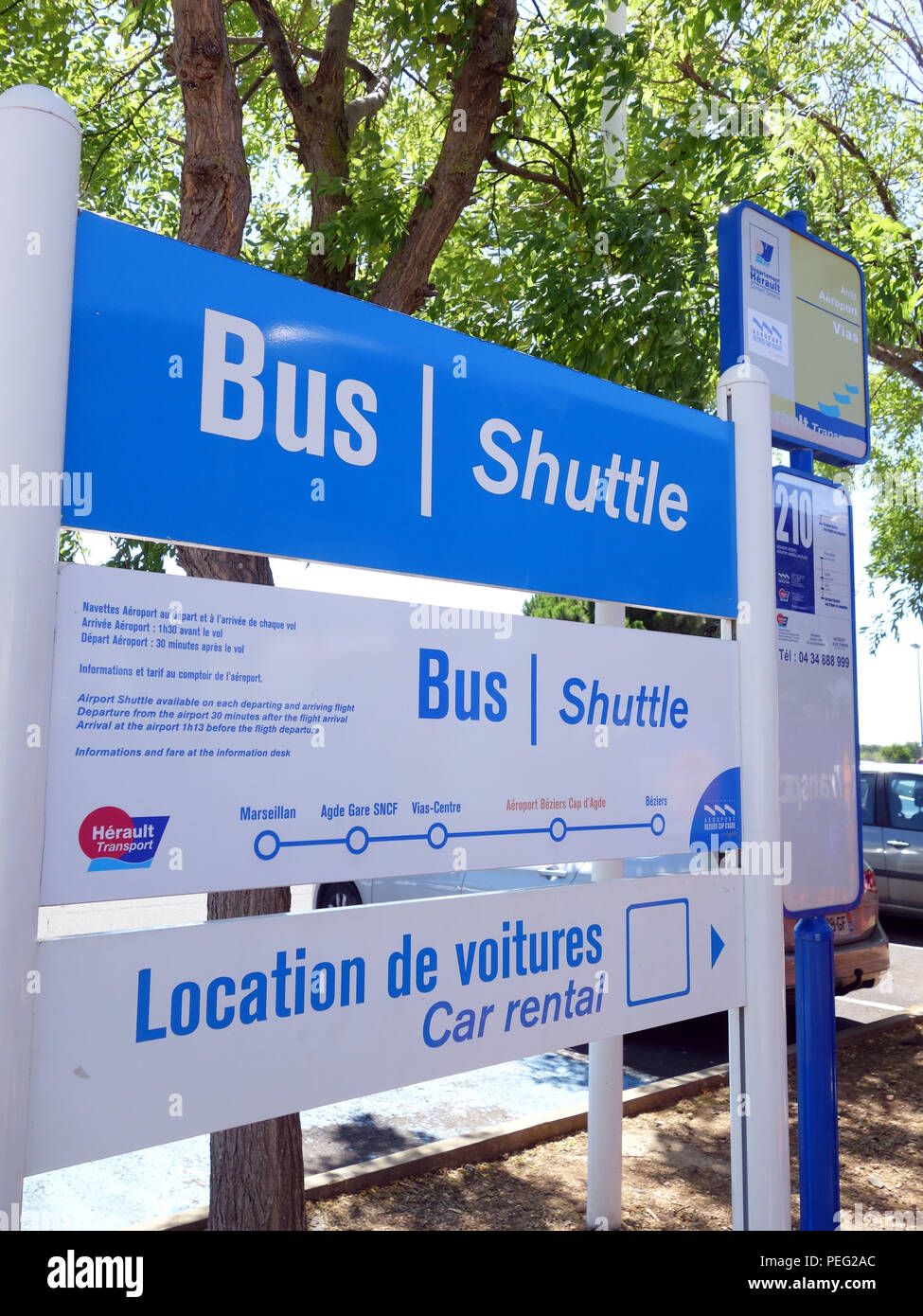 at Béziers-Cap d'Agde Airport Stock Photo - Alamy