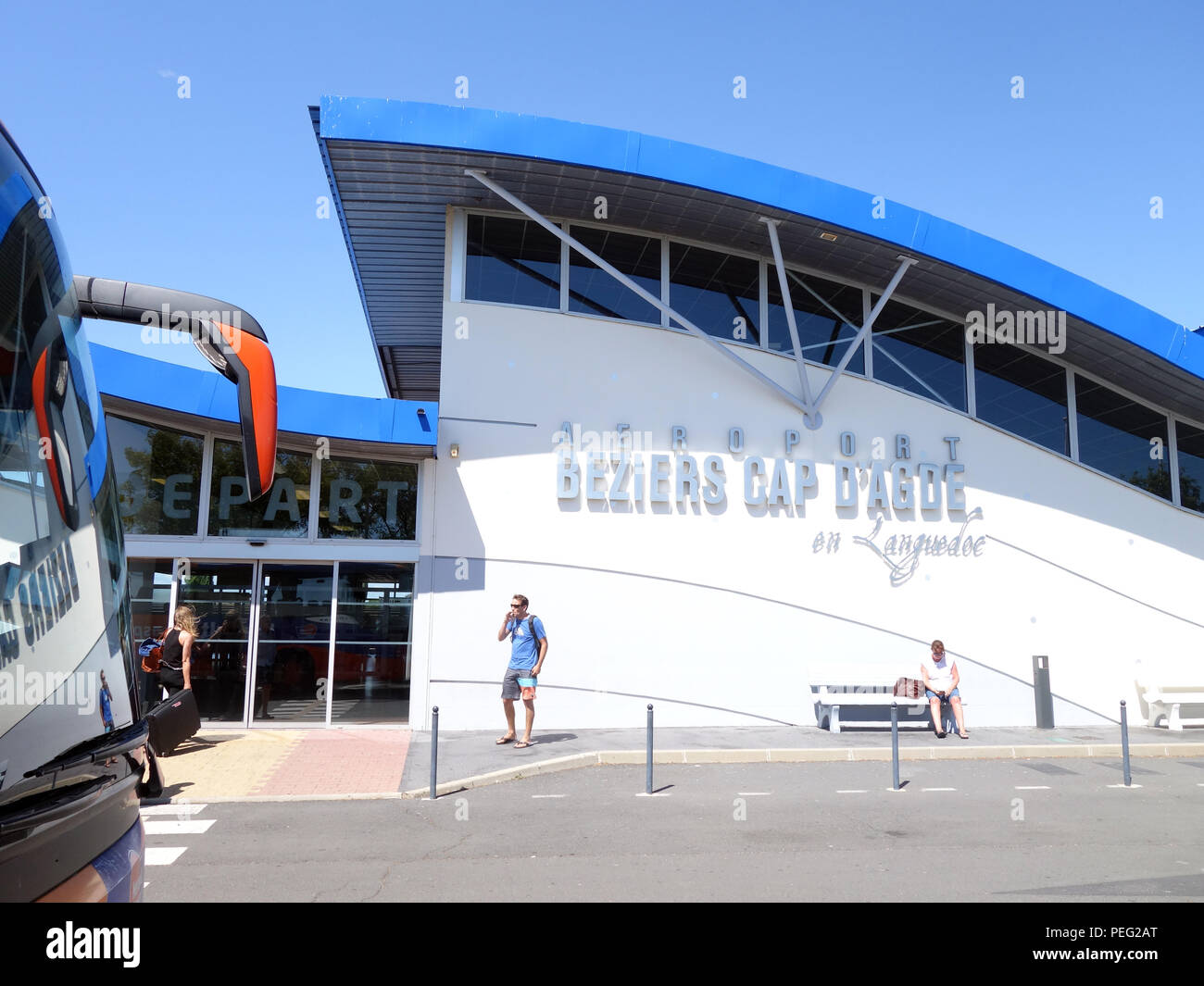 Exterior photographs of Béziers-Cap d'Agde Airport, France Stock Photo ...