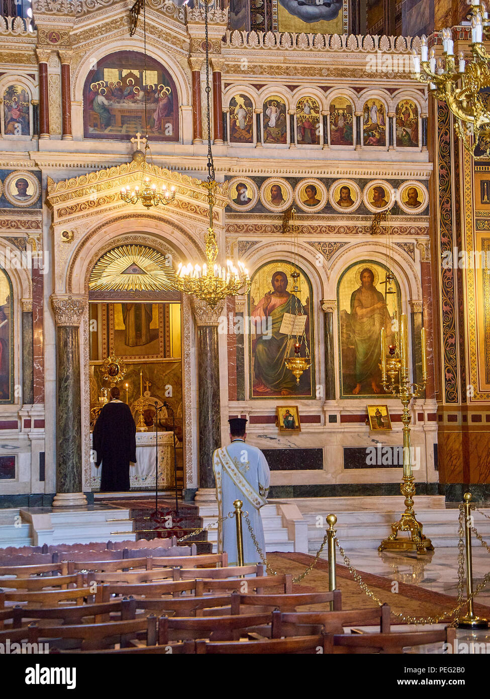 Metropolitan Cathedral of the Annunciation, Mitropoli. Metropoleos ...