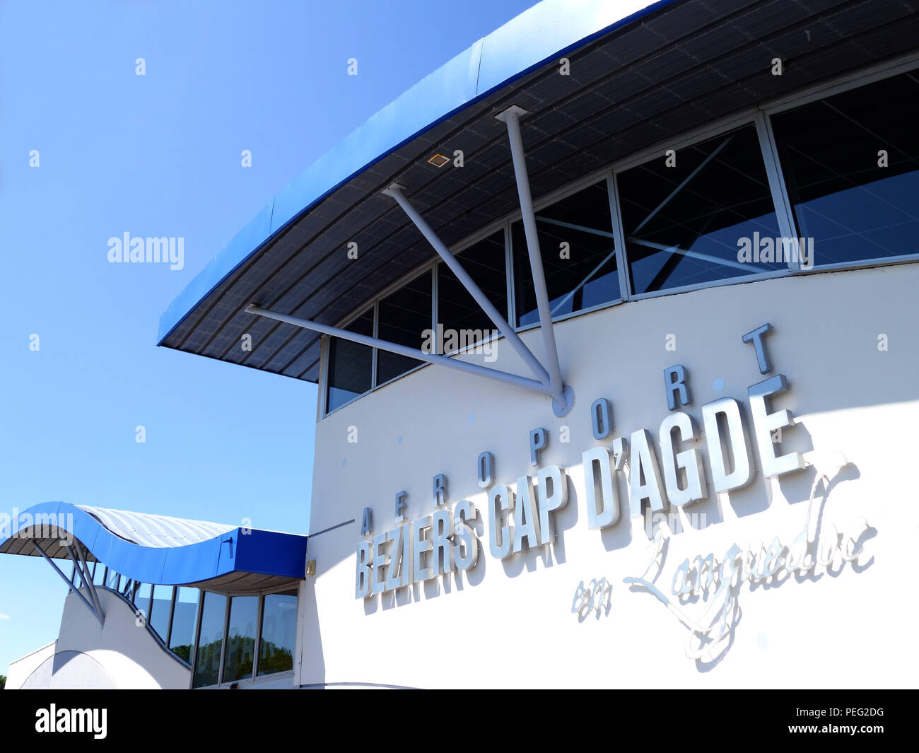 Exterior photographs of Béziers-Cap d'Agde Airport, France Stock Photo ...