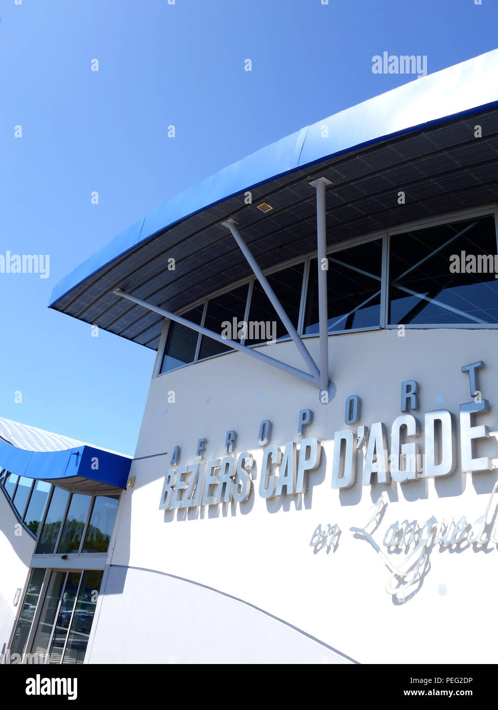 Exterior photographs of Béziers-Cap d'Agde Airport, France Stock Photo ...