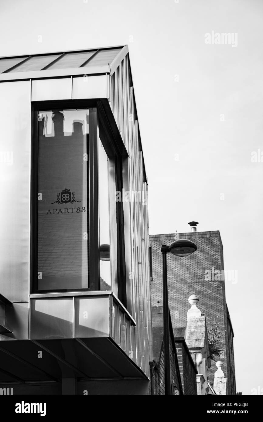 Leeds modern architecture Black and White Stock Photos & Images - Alamy