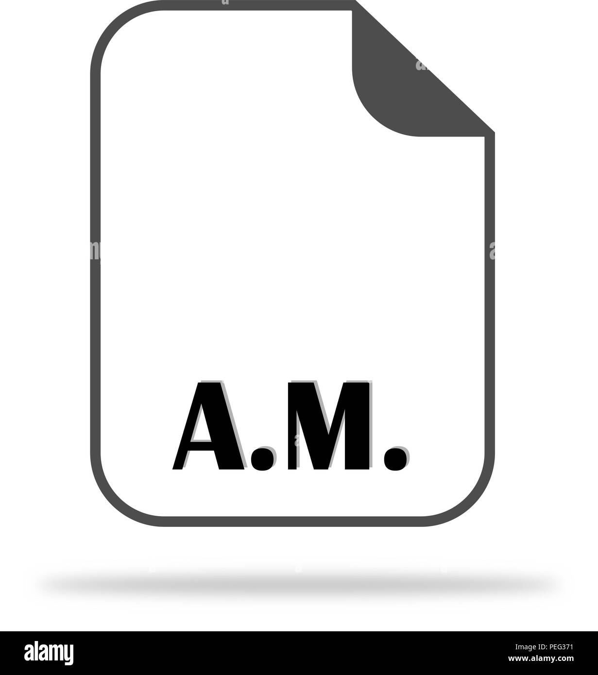 Abbreviation a vector vectors Stock Vector Images - Alamy