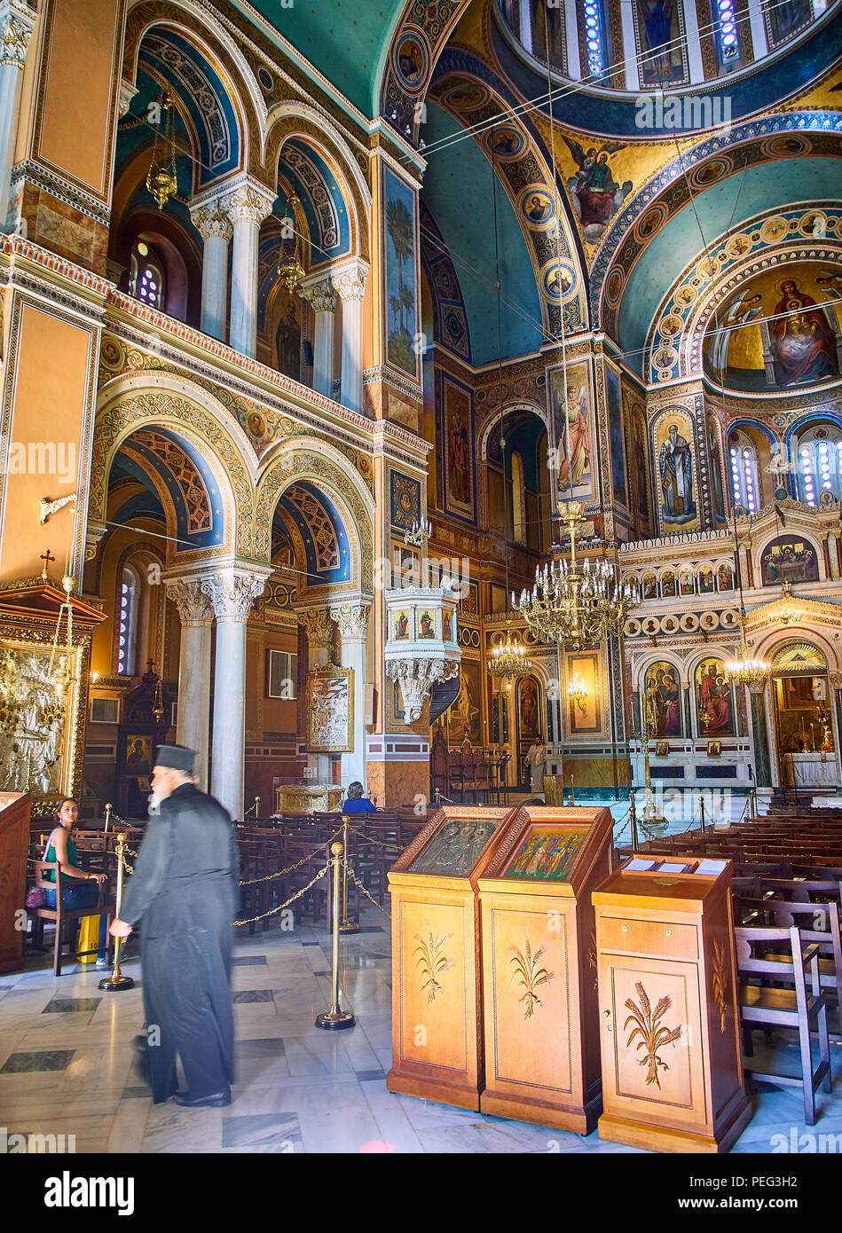 Metropolitan Cathedral of the Annunciation, Mitropoli. Metropoleos ...
