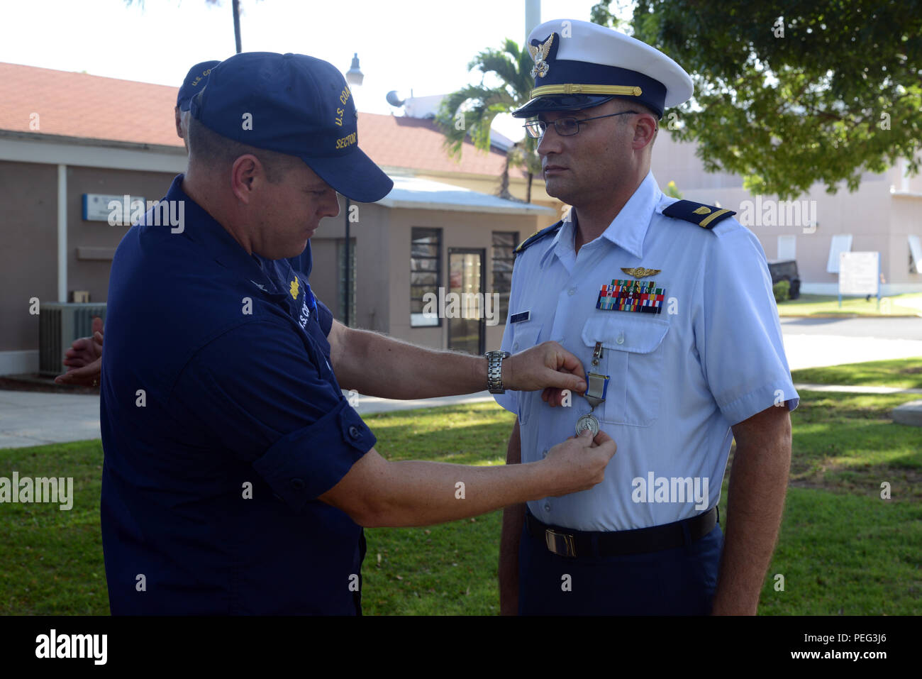 Capt. Robert W. Warren, commander of Coast Guard Sector San Juan ...