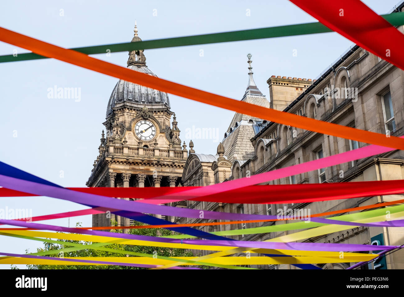 Leeds town hall lion hi-res stock photography and images - Alamy