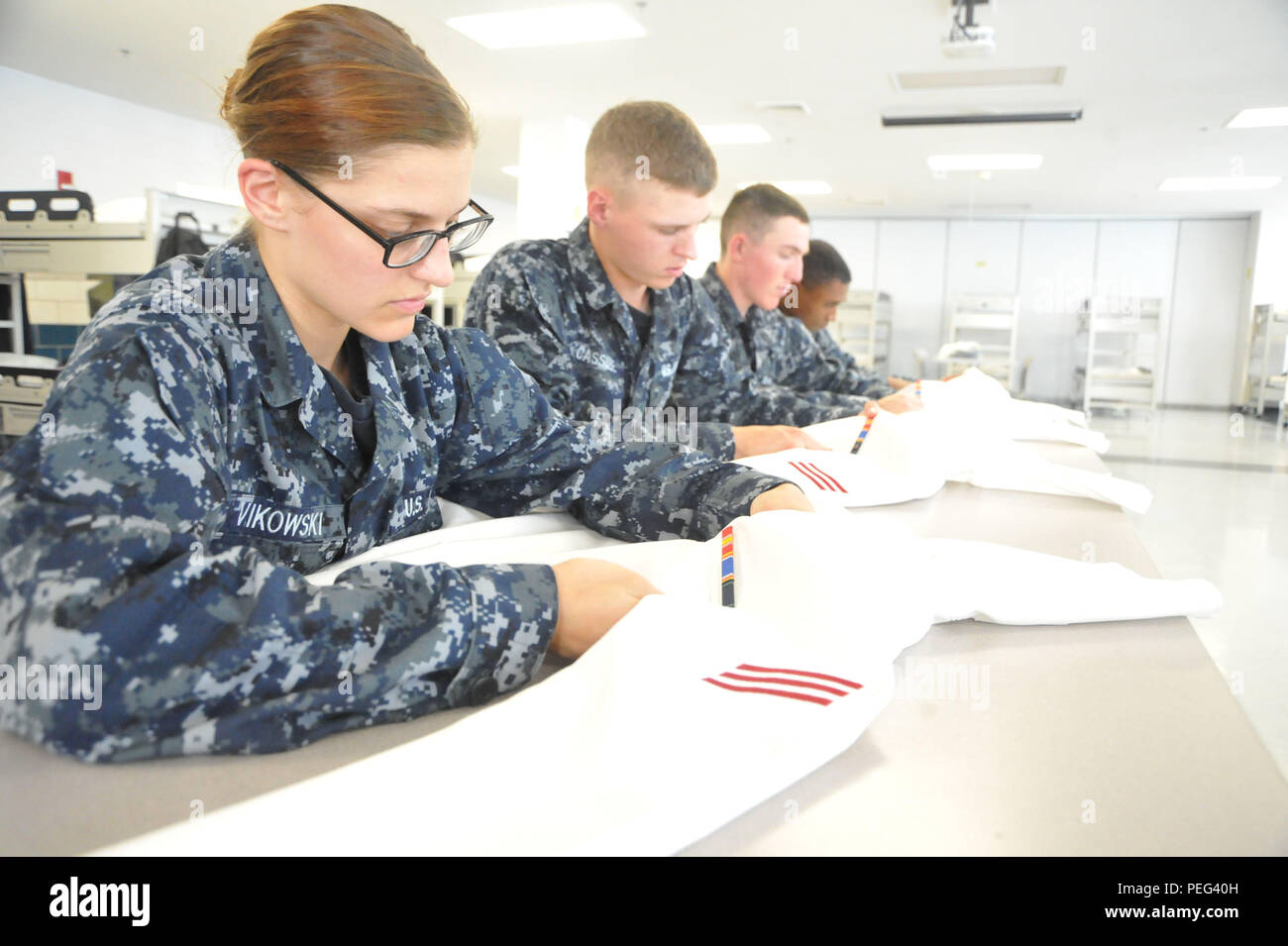 GREAT LAKES, Ill. (August 20, 2015) -- Recipients of the the Recruit ...