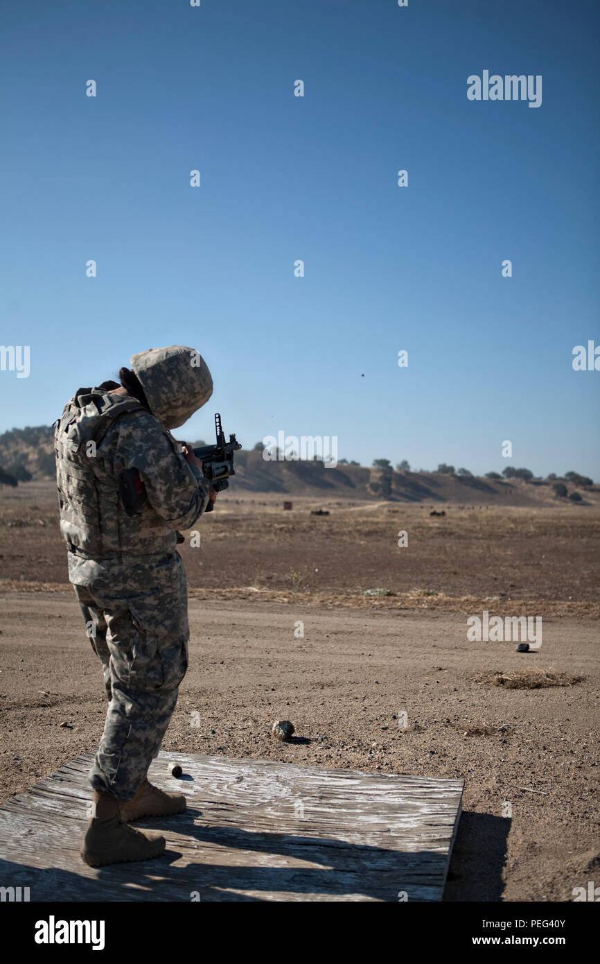 California Army National Guard Soldiers from Headquarters and ...
