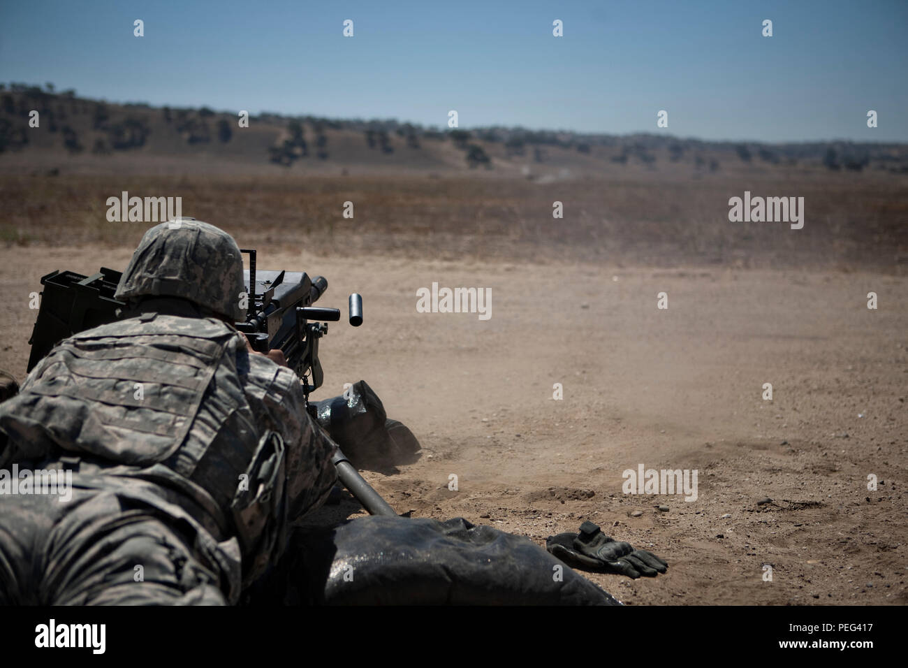 California Army National Guard Soldiers from Headquarters and ...