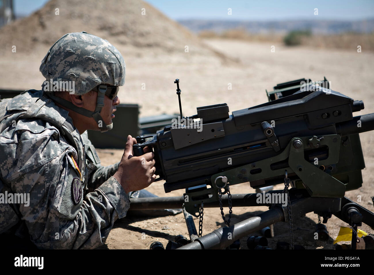 California Army National Guard Soldiers from Headquarters and ...