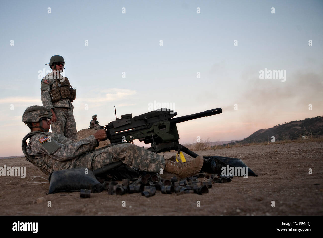 California Army National Guard Soldiers from Headquarters and ...