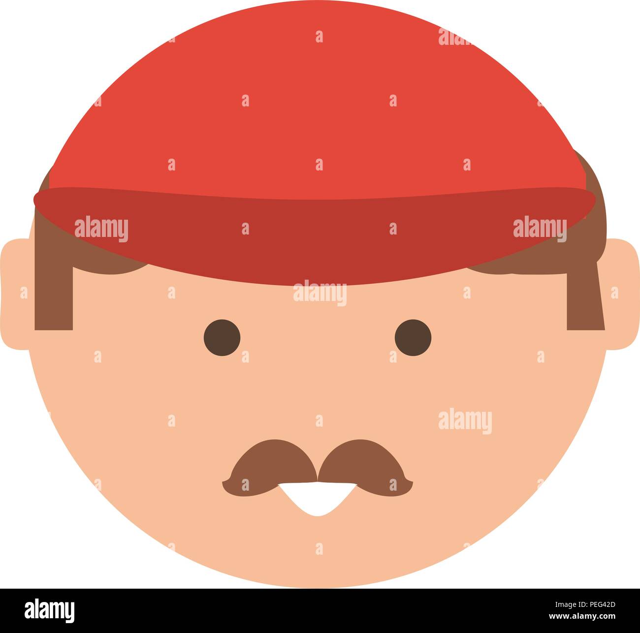 cartoon repair man icon over white background, vector illustration ...