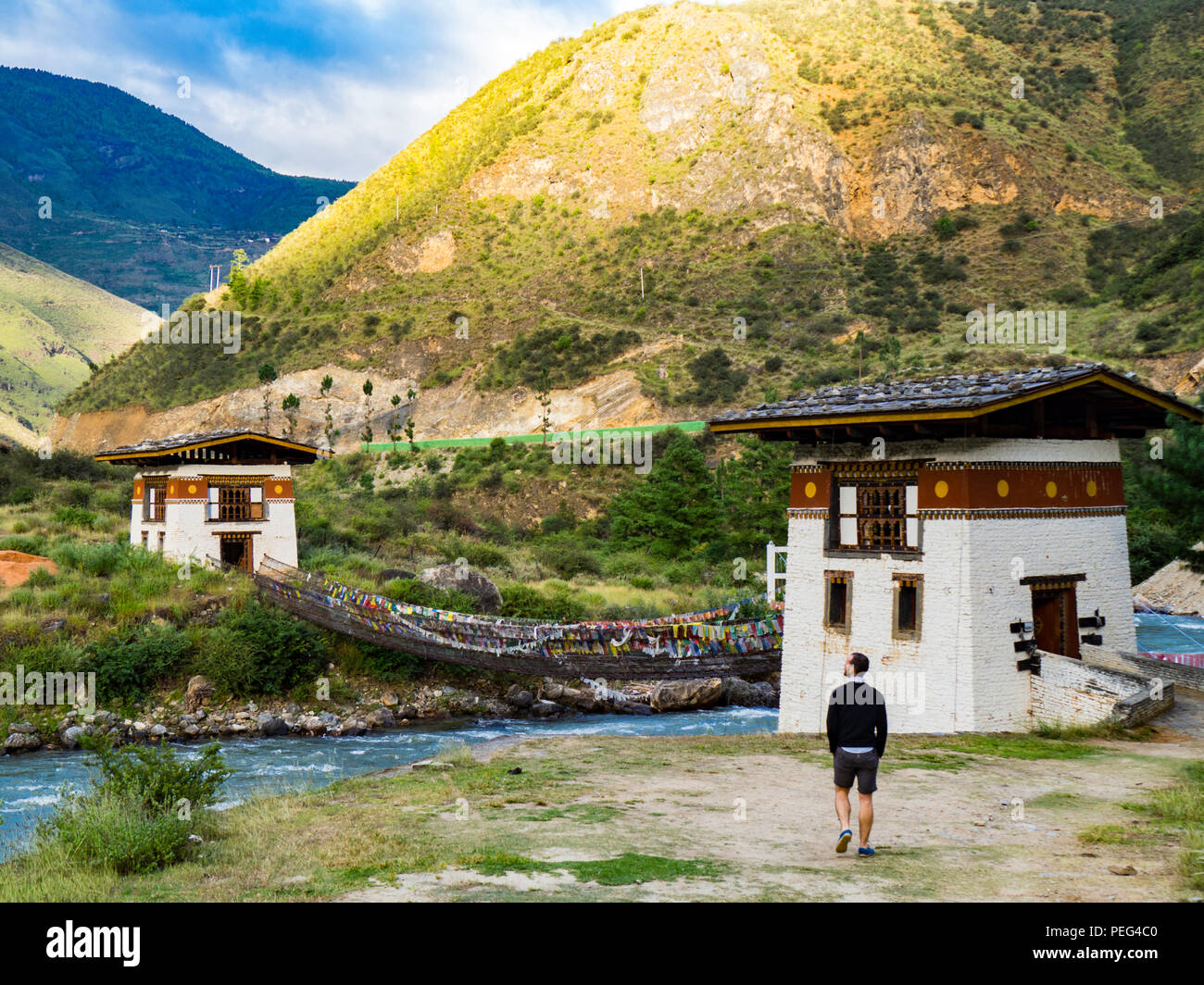 Mountain scenery in bhutan hi-res stock photography and images - Alamy