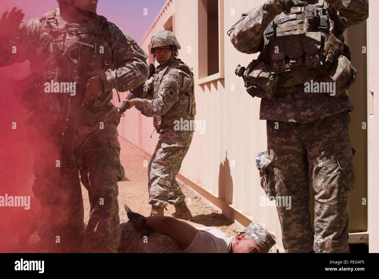 California Army National Guard Soldiers from Headquarter and ...