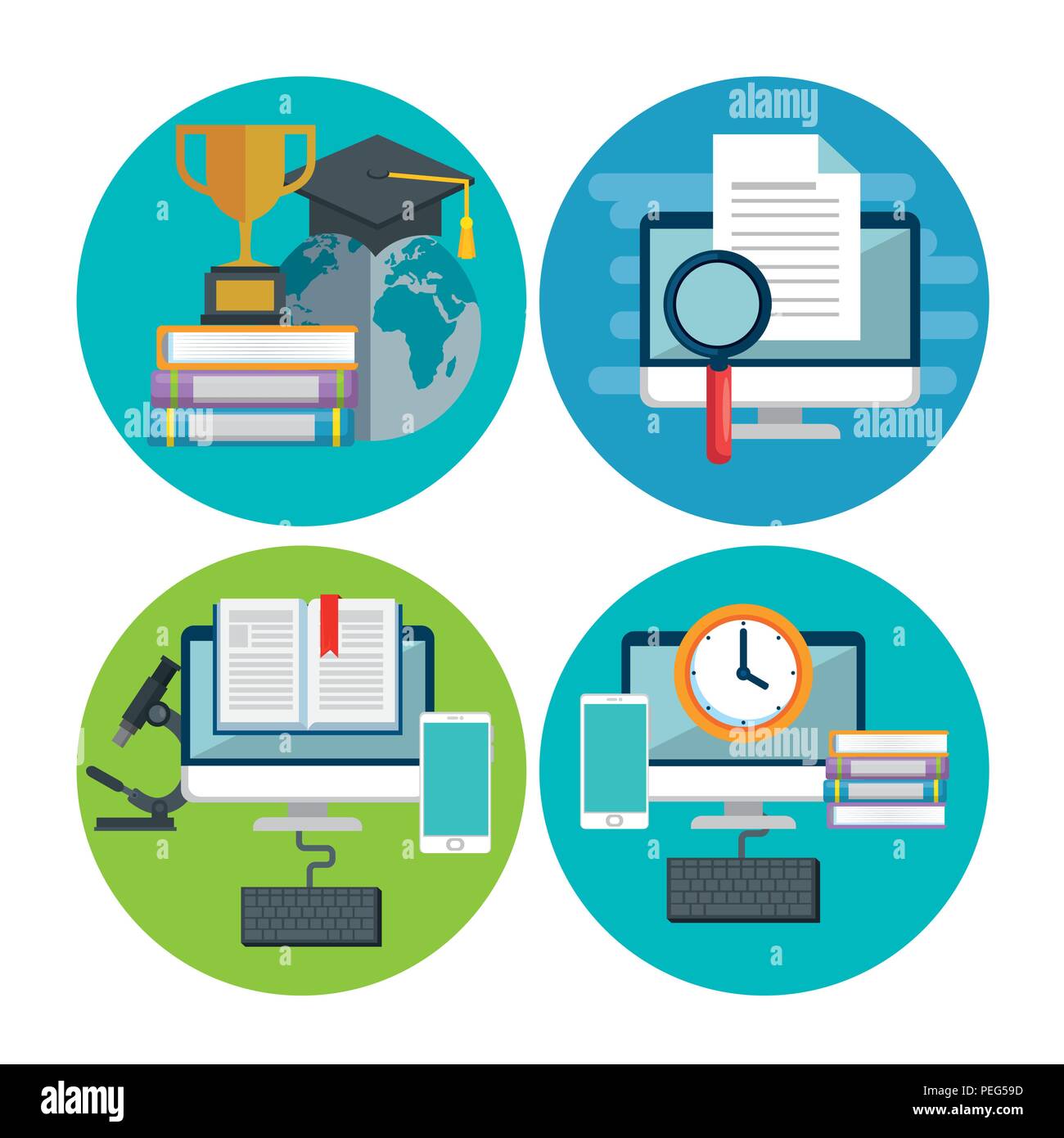 School classroom hi Stock Vector Images - Alamy