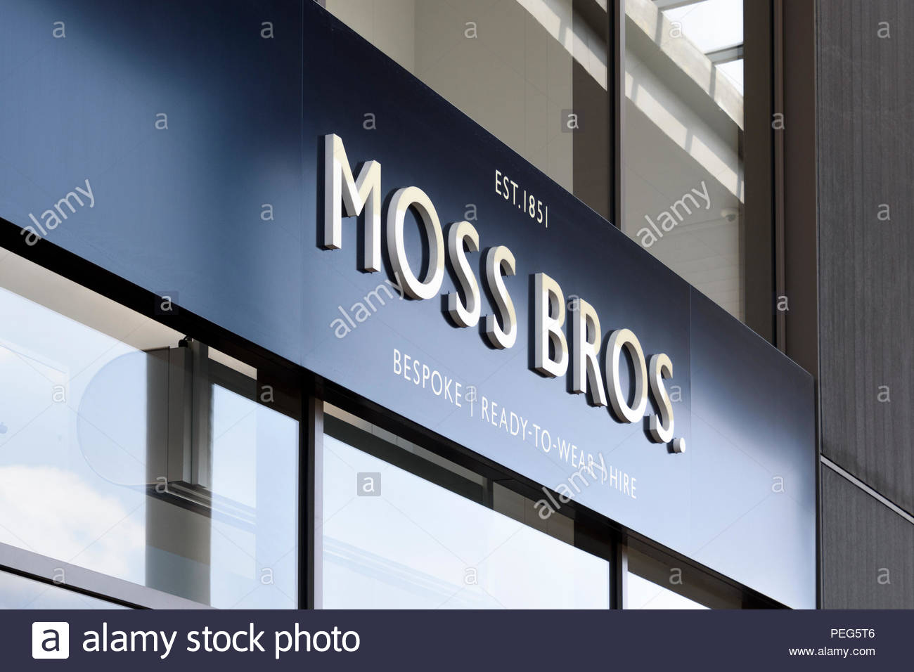 Mens Wear Sign High Resolution Stock Photography and Images - Alamy