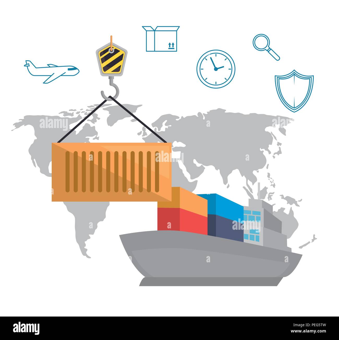 Maritime counter Stock Vector Images - Alamy