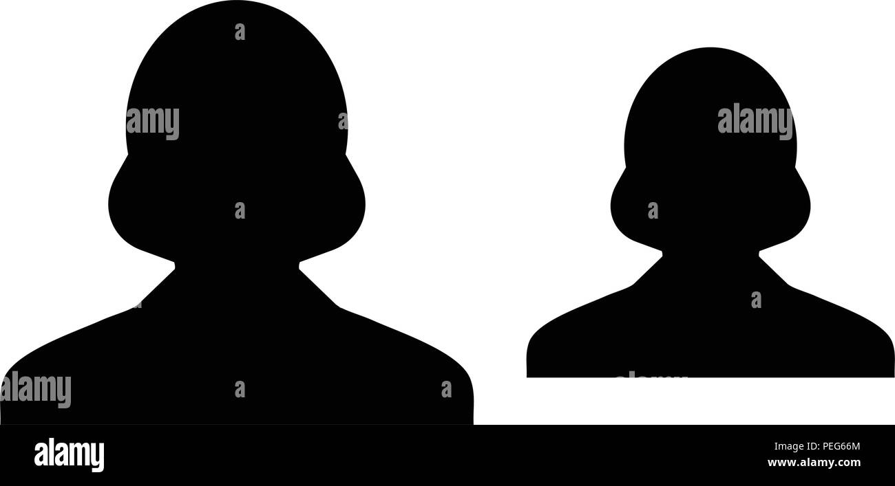 Hr icon vector female group of persons symbol avatar for business ...