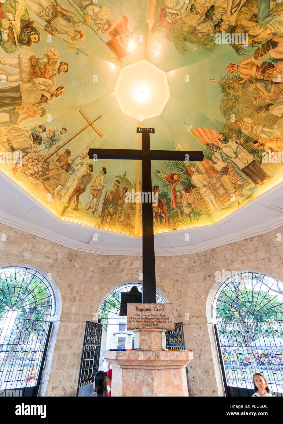Cebu City, Philippines - June 15, 2018: Magellan's Cross In Cebu City ...