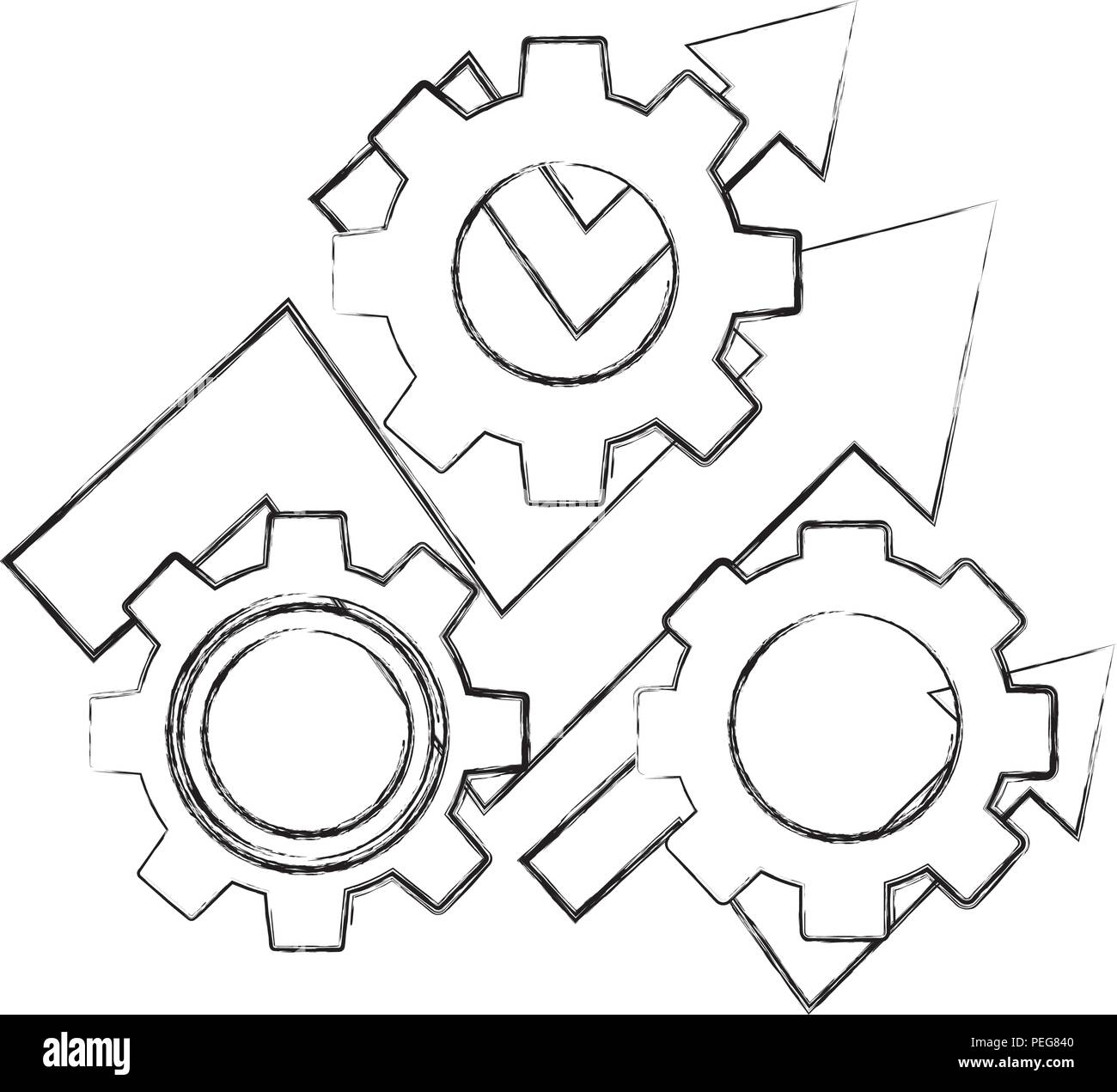 Solid progress Stock Vector Images - Alamy