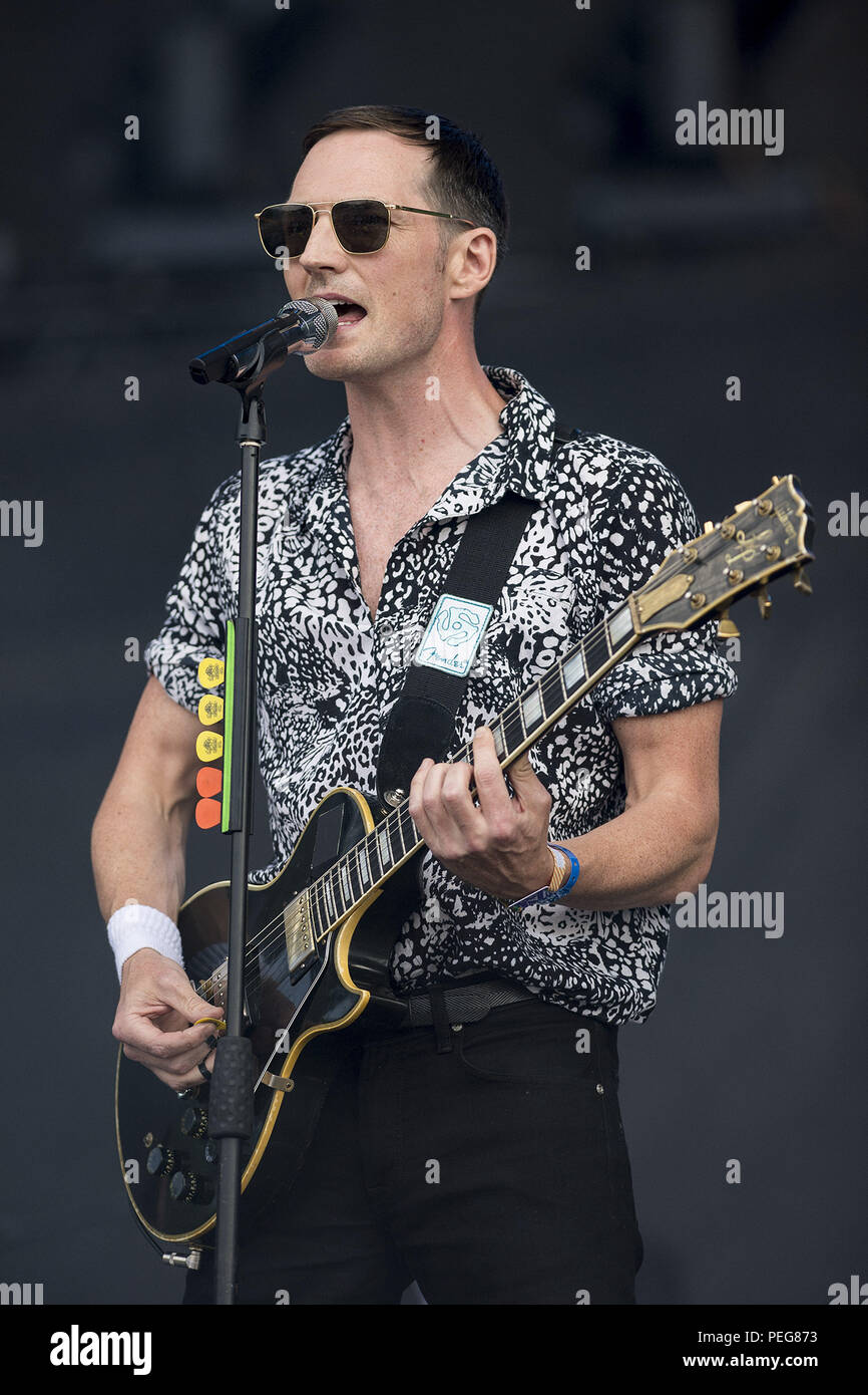 The Feeling perform on the Great Oak Stage at the British Summer Time ...